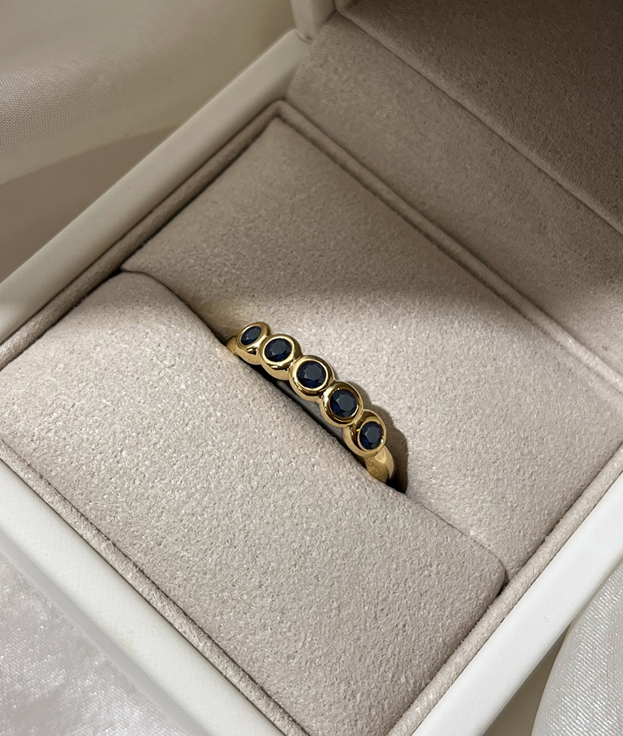 Sapphire Mini Suns | RUUSK jewellery