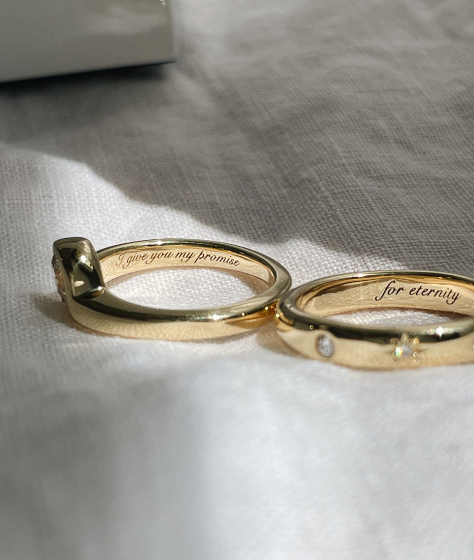 0.5ct Diamond Luna ring | RUUSK jewellery
