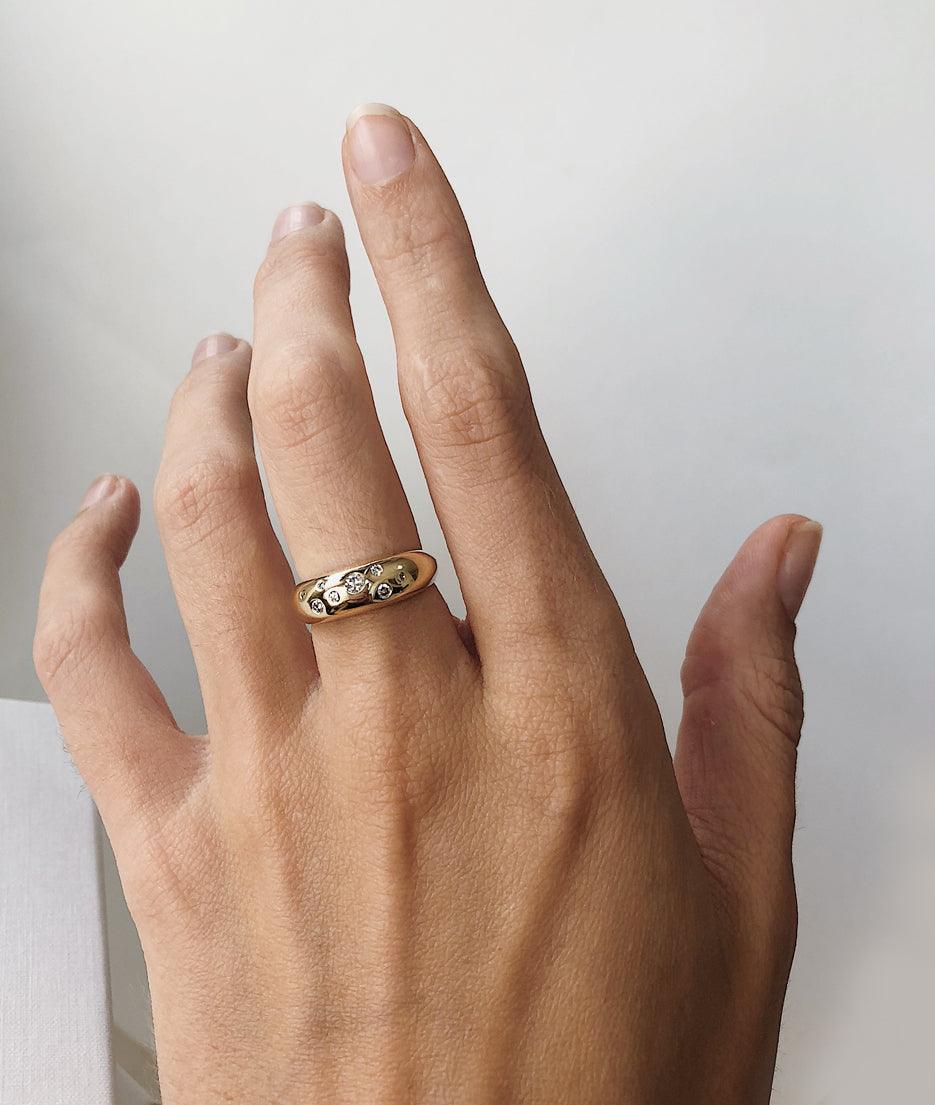 Diamond Cosmos ring | RUUSK jewellery