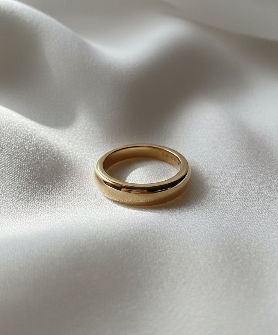 Low Wide Organic ring | RUUSK jewellery