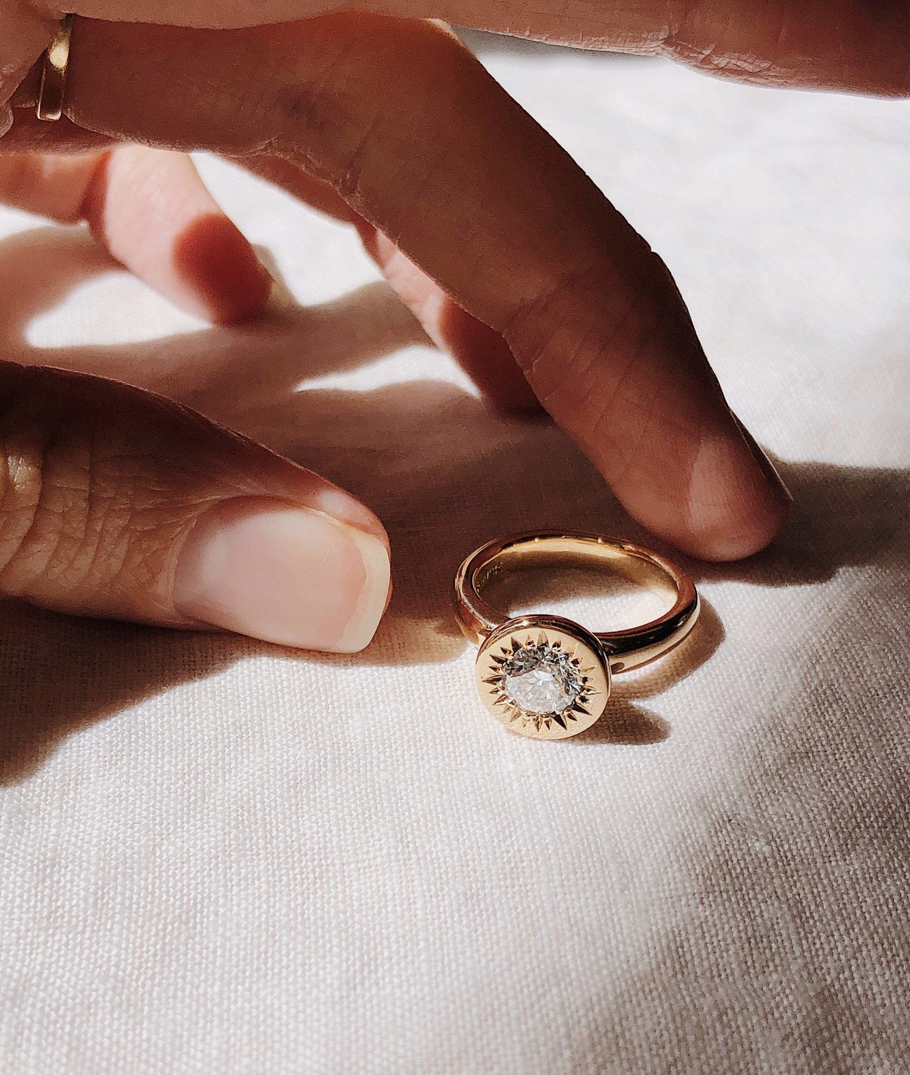 Solis Solitaire Ring | RUUSK jewellery