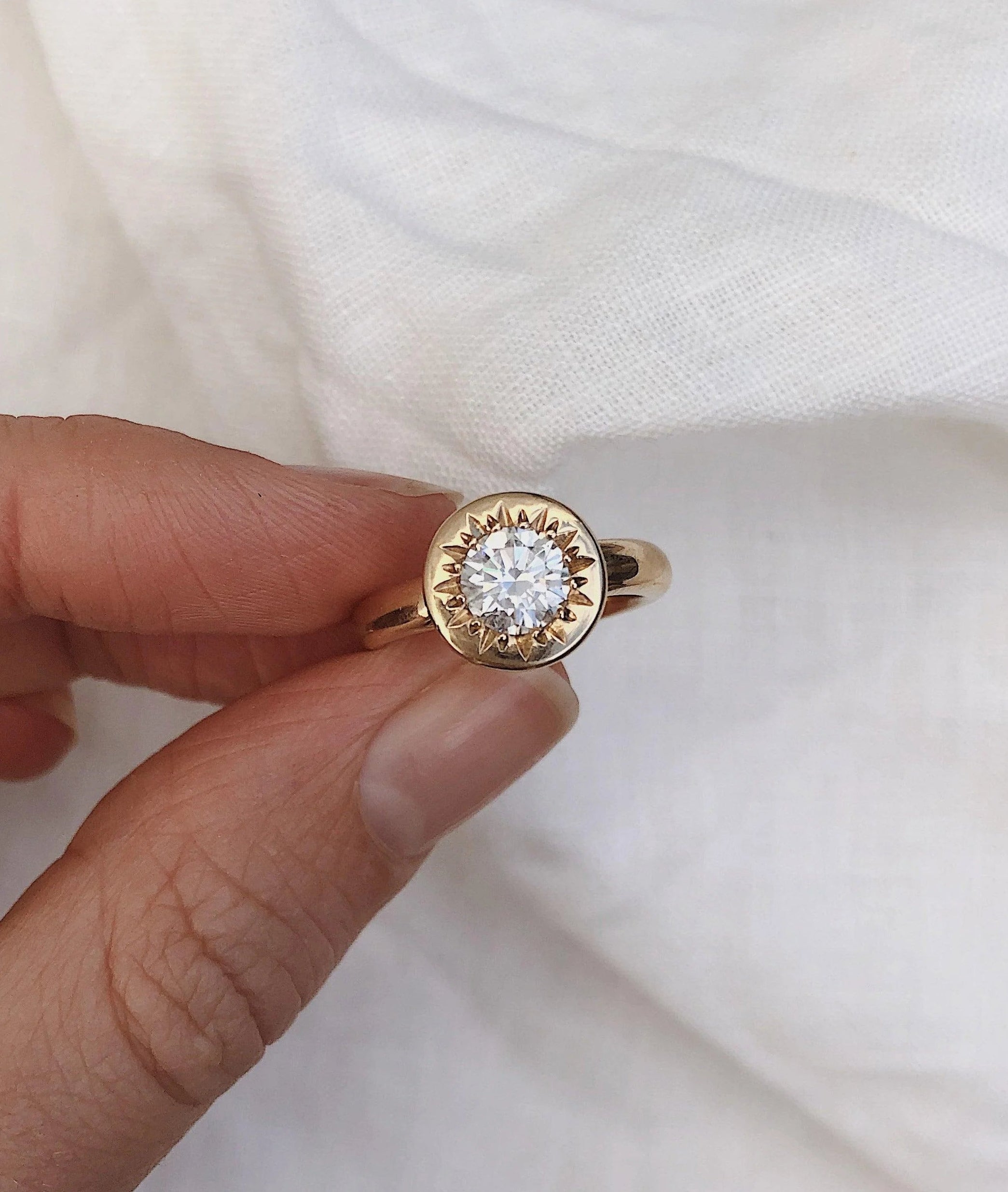 Solis Solitaire Ring | RUUSK jewellery