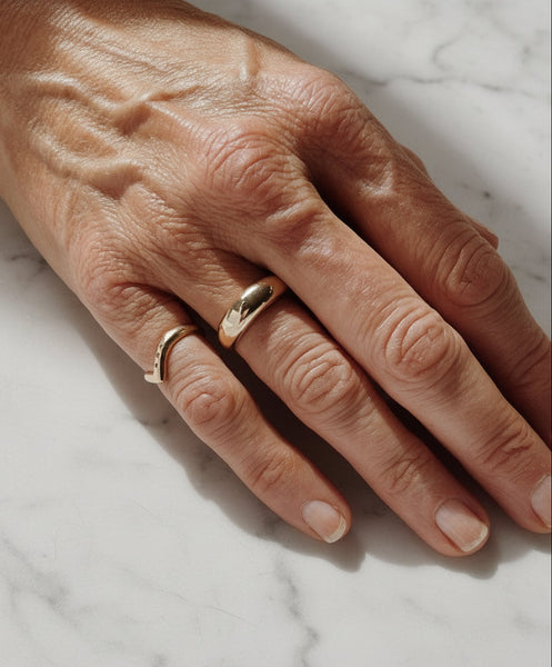 Wide Organic ring | RUUSK jewellery